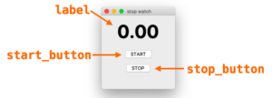 【Python】tkinter で「ストップウォッチ」アプリを作成 | だえうホームページ
