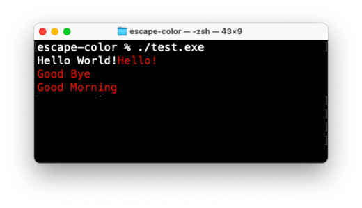 【C言語】printfで文字の色や背景色を変更する | だえうホームページ