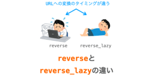 【Django】reverseとreverse_lazyの違い | だえうホームページ