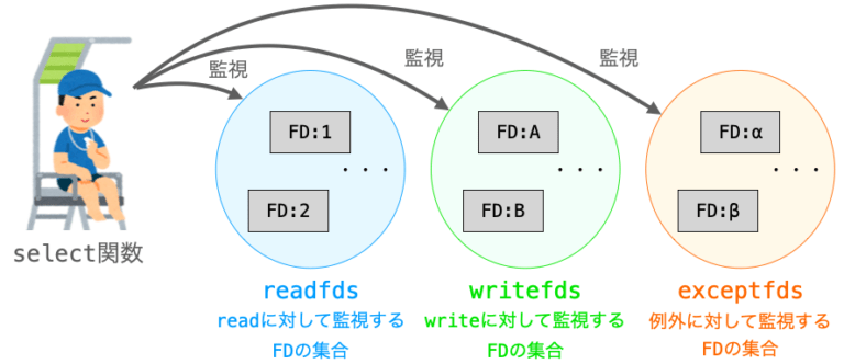 【C言語】select関数の使い方（複数ソケットの監視） | だえうホームページ