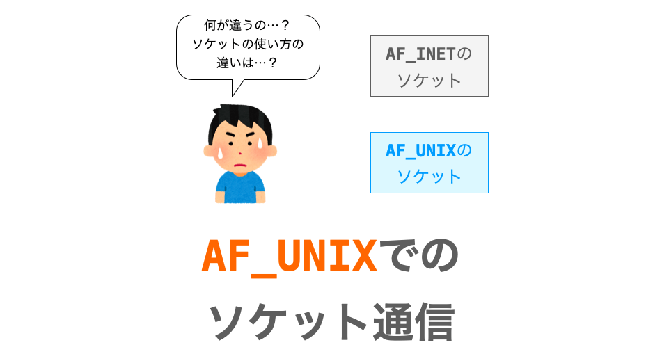 【Python/ソケット通信】AF_UNIXを利用したプロセス間通信の実現 | だえうホームページ